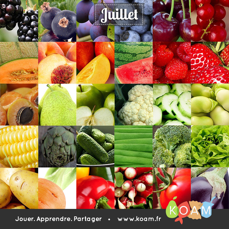Fruits_et_légumes_de_juillet - Blog Koam
